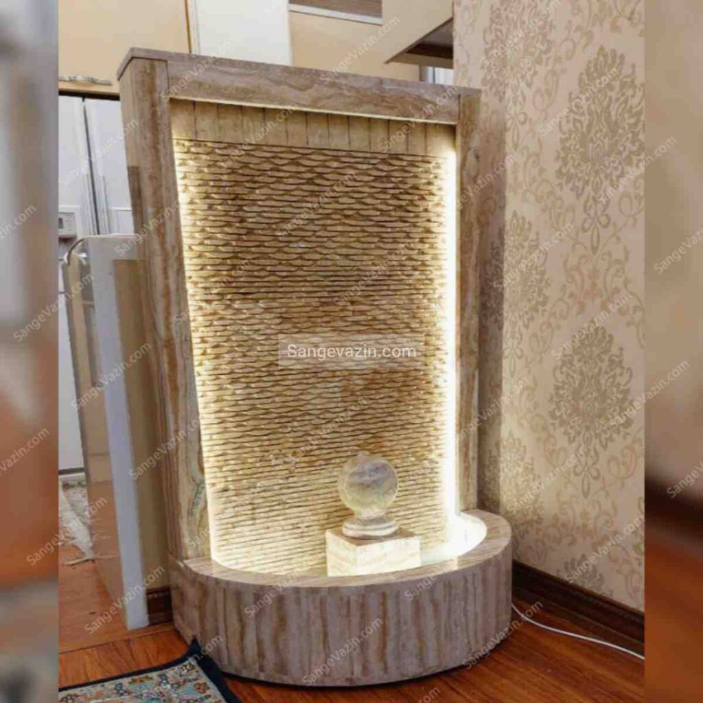 Dorrin Fountain | Indoor Stone Water Fountain | Vazin Stone