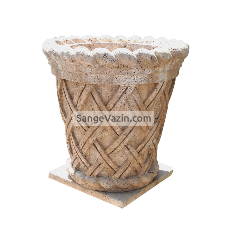 Shokouh Stone Flower Pot | Large stone flower pot