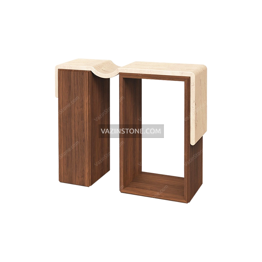 Sivan Stone Side Table | Buy Stone Table Online